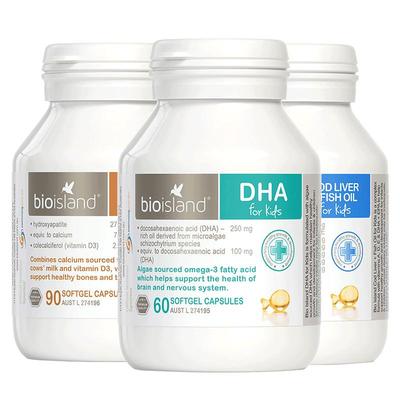 澳洲营养三剑客鱼肝油液体乳钙