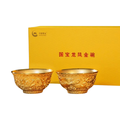 中国黄金国宝龙凤金碗献礼故宫百年999足金非遗工艺打造高端收藏