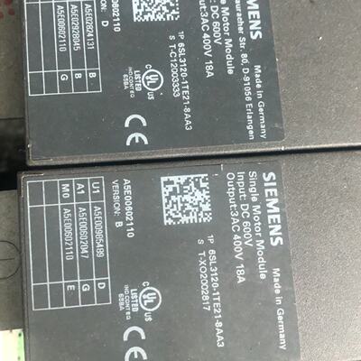 议价西门子模块 6SL3120-1TE21-8AA3 单轴18A 现货