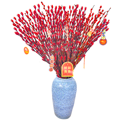 红色银柳A级精品招财纳福