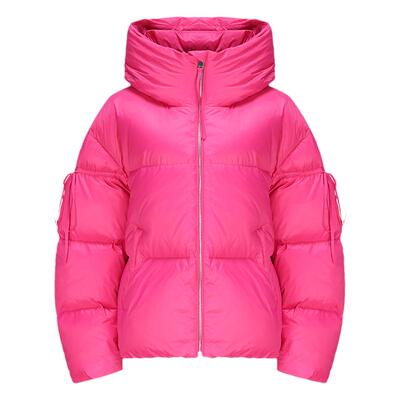 rainbow甜美减龄廓形短款羽绒服