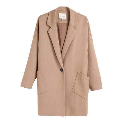 蒲牌冬装设计感商场同款羊毛外套