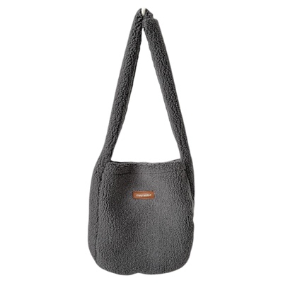 MAYRABBIT秋冬新款毛绒单肩包女