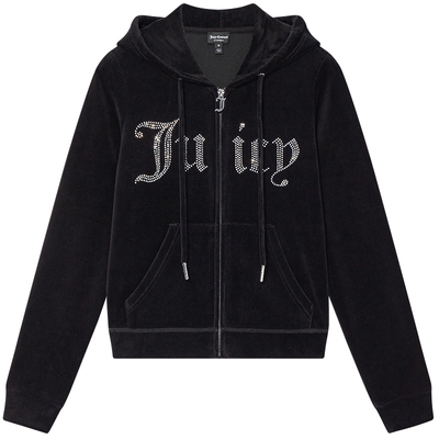 JuicyCouture橘滋烫钻丝绒外套