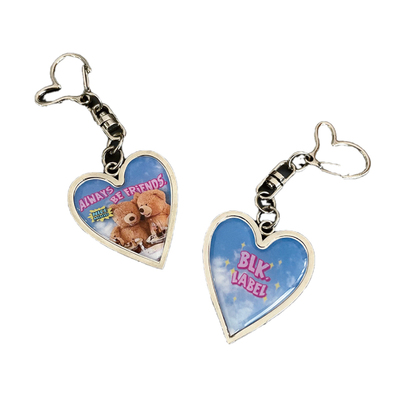 爱心金属车钥匙手机包挂件钥匙扣