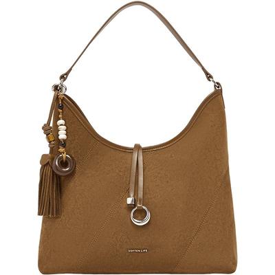 新年礼物百思图25秋商场新款miu系托特包流浪包hobo包女X3751CX5