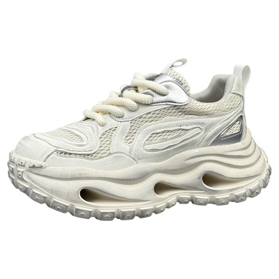 脏脏鞋夏季透气爆款男鞋2026年新款厚底老爹鞋网面增高男士休闲鞋