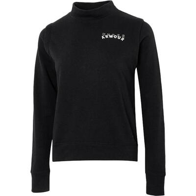 安德玛运动服弹力半高领套头衫