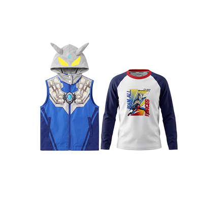 【专柜正品】奥特曼衣服男童套装