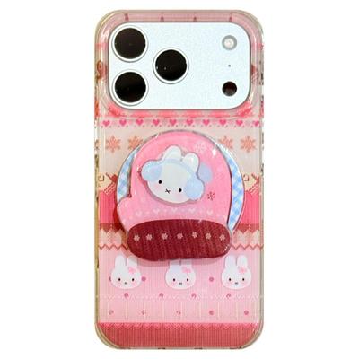 费尔岛米菲兔磁吸支架苹果手机壳