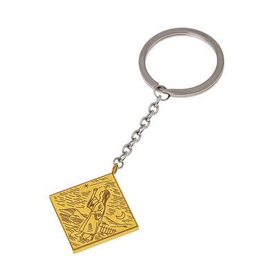 lovebuff观星少女护符钥匙扣项链