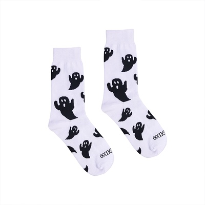 WENCIHAM小众鬼魂幽灵男女中筒袜