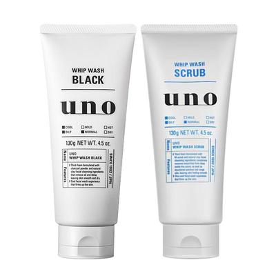 uno男士专用去角质洗面奶两支装