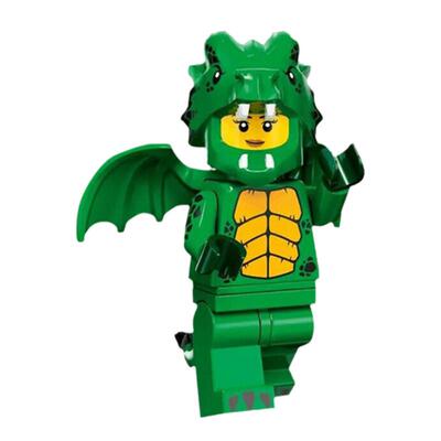 71034第23季抽抽乐KM66050绿龙人拼装男孩益智积木人仔儿童玩具