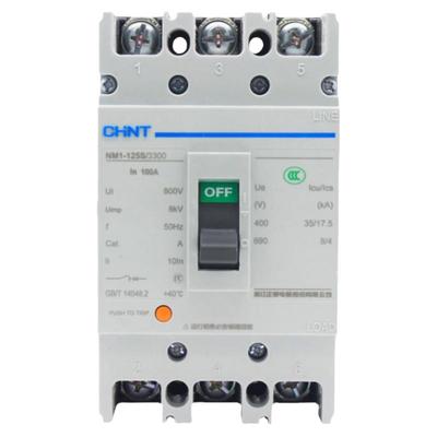 正泰塑壳断路器NM1家用3p4p空开三相四线NM1分励单脱扣器空气开关