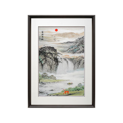 传统苏绣一针一线手工刺绣