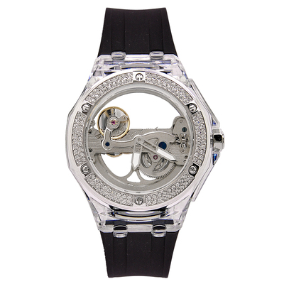 davena满天星镂空女士机械手表