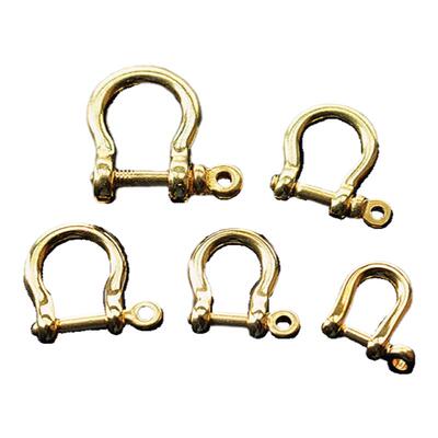 黄铜箱包皮具马蹄扣插销D环卸扣