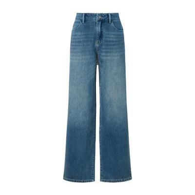 【春夏新品】GOLDEN BEAR/金熊2026年女士潮流阔腿复古牛仔裤