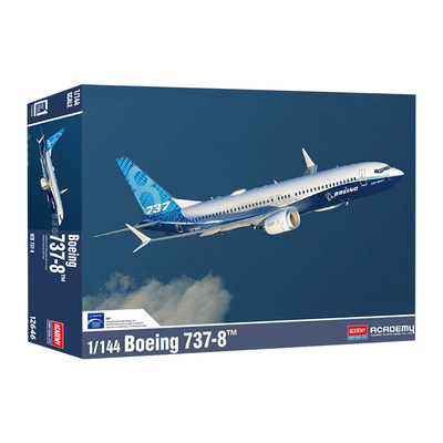 ▲爱德美 12646 1/144 波音 737-8 MAX 喷气式客机 拼装飞机模型