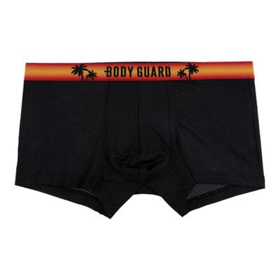 男式弹力网孔裆透气排湿内裤