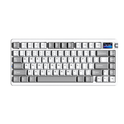 狼蛛nova75客制化无线机械键盘智能屏电竞打游戏专用FPS电脑外设