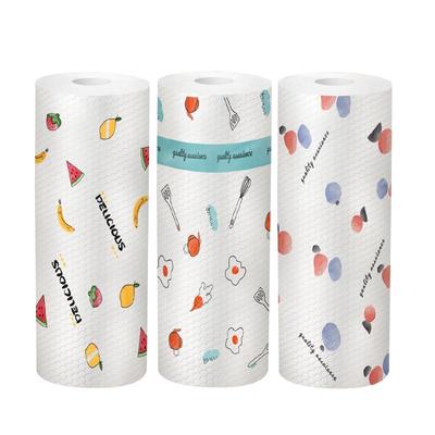 【自营】SnowDream懒人抹布加厚款50片*3卷厨房吸油纸 一次性抹布