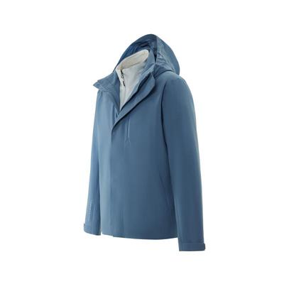 KOLON SPORT可隆冲锋衣2级男女防泼水拉链连帽衫防风运动外套