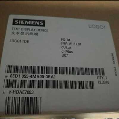 议价西门子6ED1055-4MH08-0BA1LOGO!8 TDE文本显示器6ED10554MH08