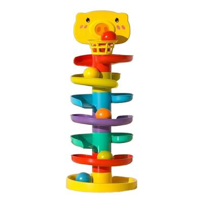 早教益智婴儿叠叠乐彩虹投篮轨道