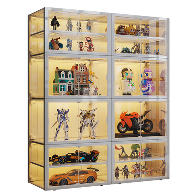 【加宽加大●可分层】手办展示柜