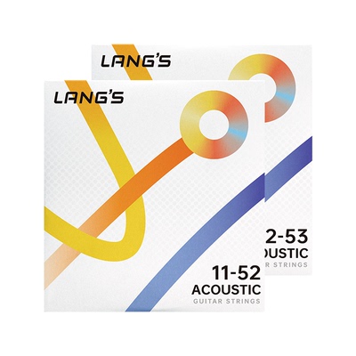 朗斯民谣吉他琴弦一套