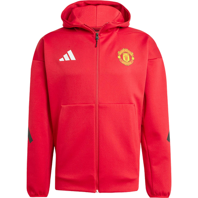Adidas/阿迪达斯正品MUFC ANTH JKT男士连帽足球运动外套JN2901