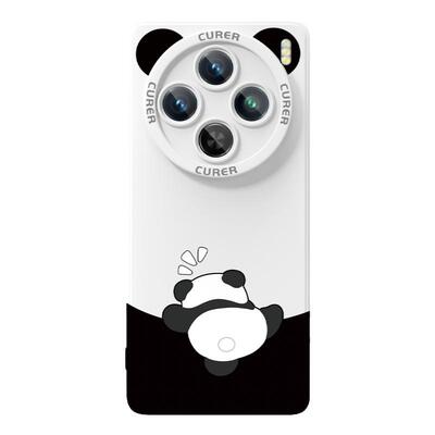 适用vivox100新款镜头熊猫手机壳