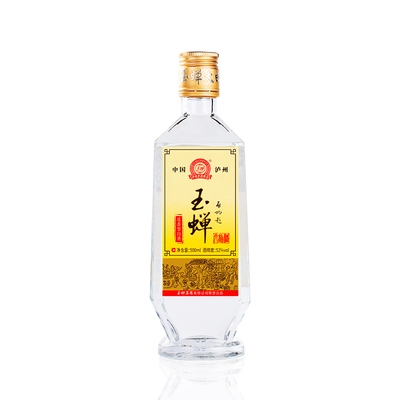玉蝉老酒大曲光瓶500ml浓香白酒