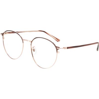 JINS圆框复古金属近视镜含镜片