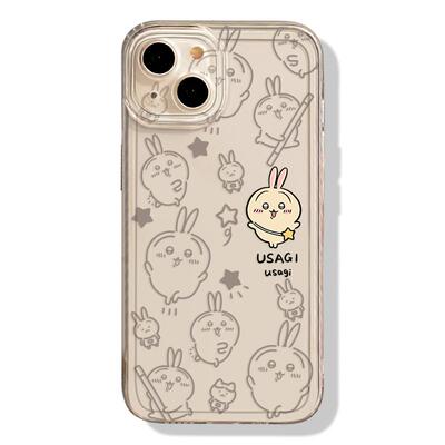 线条chiikawa手机壳适用苹果系列