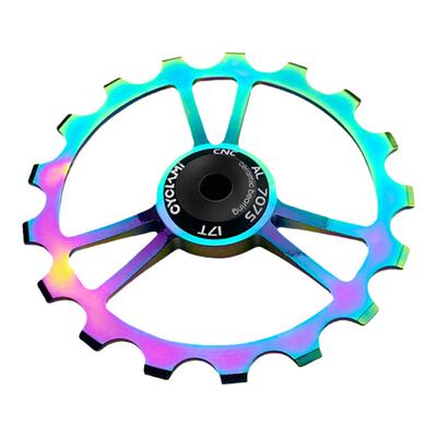友骑自行车后拨导轮陶瓷轴承炫彩
