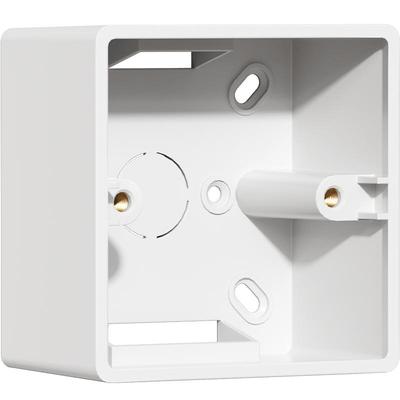 国际电工加高86型开关插明装底盒