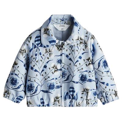 【Georgia Beaumont H&M】童装女婴外套25春季提花开衫1274177