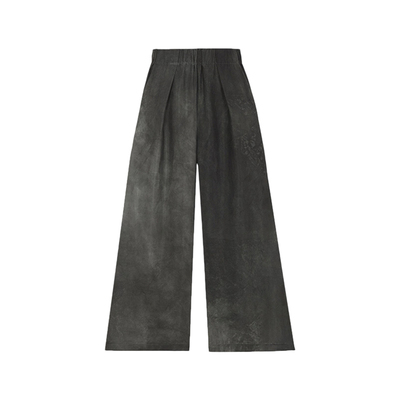 Cortana 女士裤子 宽松不规则染色休闲裤25新品