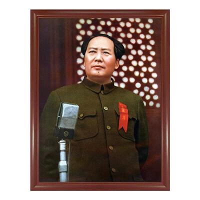 天安门老照片毛主席高清微喷复古