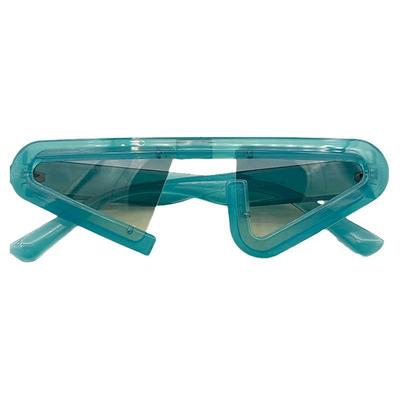 【限时清仓】Nomina未来感三角形绿色赛博朋克眼镜造型千禧风墨镜