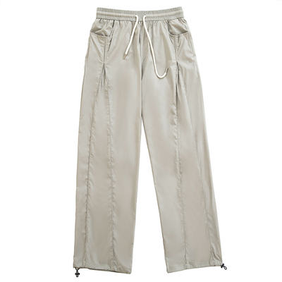 烦恼的Octopusl轻薄垂感褶皱长裤