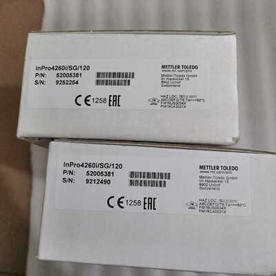 议价全新原装正品梅特勒托利多ph电极52005381 InPro4260i/SG/120