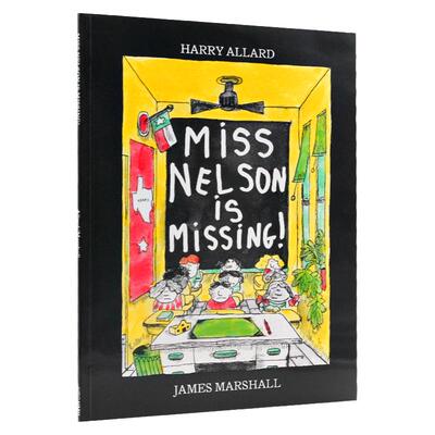 尼尔森老师不见了 英文原版绘本Miss Nelson is Missing! 廖彩杏汪培珽书单James Marshall詹姆斯·马歇尔 儿童趣味图画故事书平装