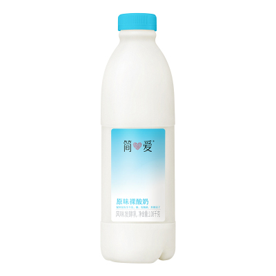简爱酸奶家庭装原味1080g