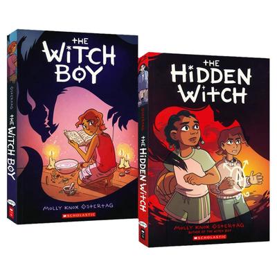 The Witch Boy The Hidden Witch Midwinter Witch 巫师系列1-3 全彩漫画 英语课外阅读 儿童魔法奇幻小说 英文原版进口图书