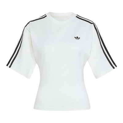 Adidas/阿迪达斯正品三叶草女士日常休闲修身圆领短袖T恤KY5093