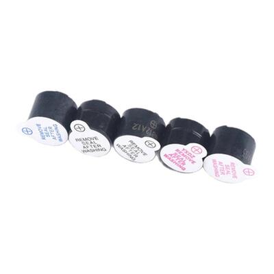 一体有源蜂鸣器 3V/5V/12V 直流长声TMB12A05 12A03 12A12 12*9.5